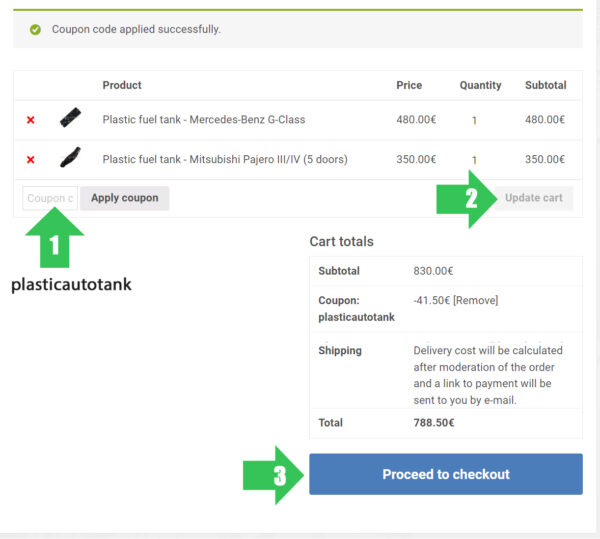 DISCOUNT -5% All our plastic fuel tanks - PlasticAutoTank.com