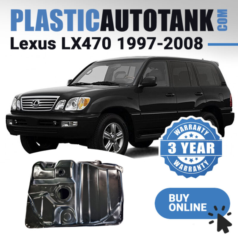 Plastic fuel tank - Lexus LX470 - dizel/petrol (1997-2008) - Automobile ...